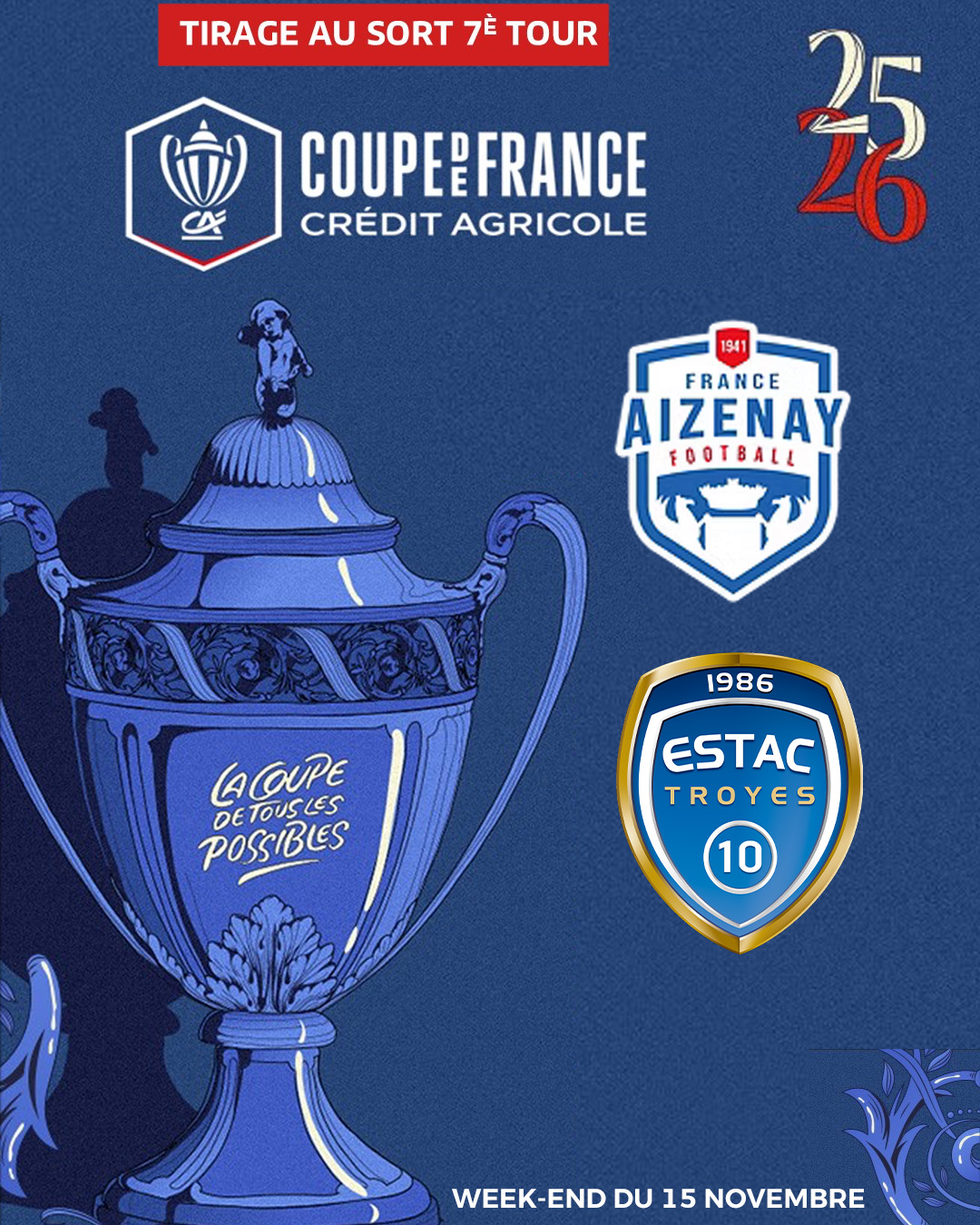 Coupe de France : l'Estac à Aizenay (Vendée) - ESTAC